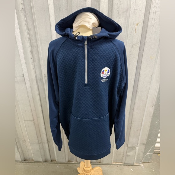 FootJoy | Jackets & Coats | New Ryder Cup 225 Navy Quilted Hoodie With ...